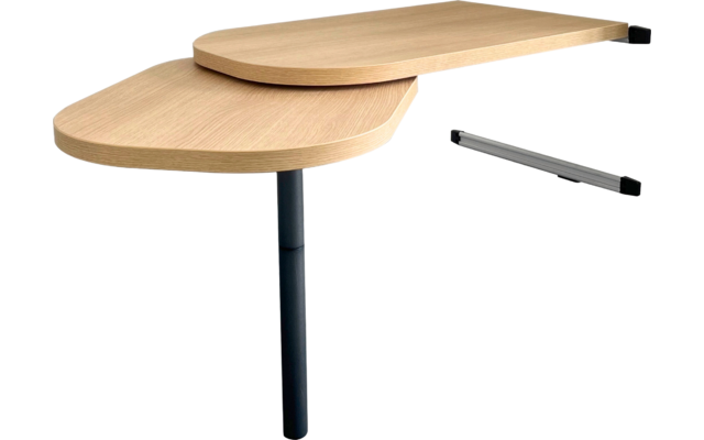 VierTec complete table system with table top / turn-out table top and ...